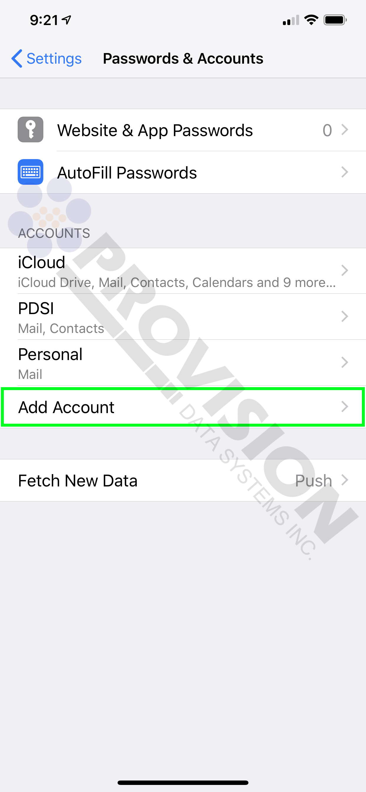 Apple iPhone, iPad, iPod (iOS) – Provision Data Systems Inc.